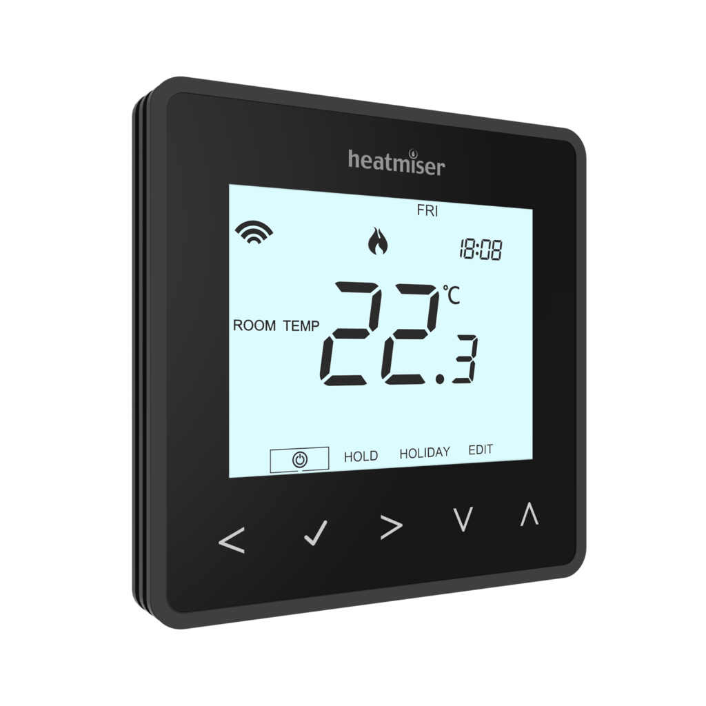 Heatmiser neoAir v2 BK Wireless Smart Thermostat | Norlux