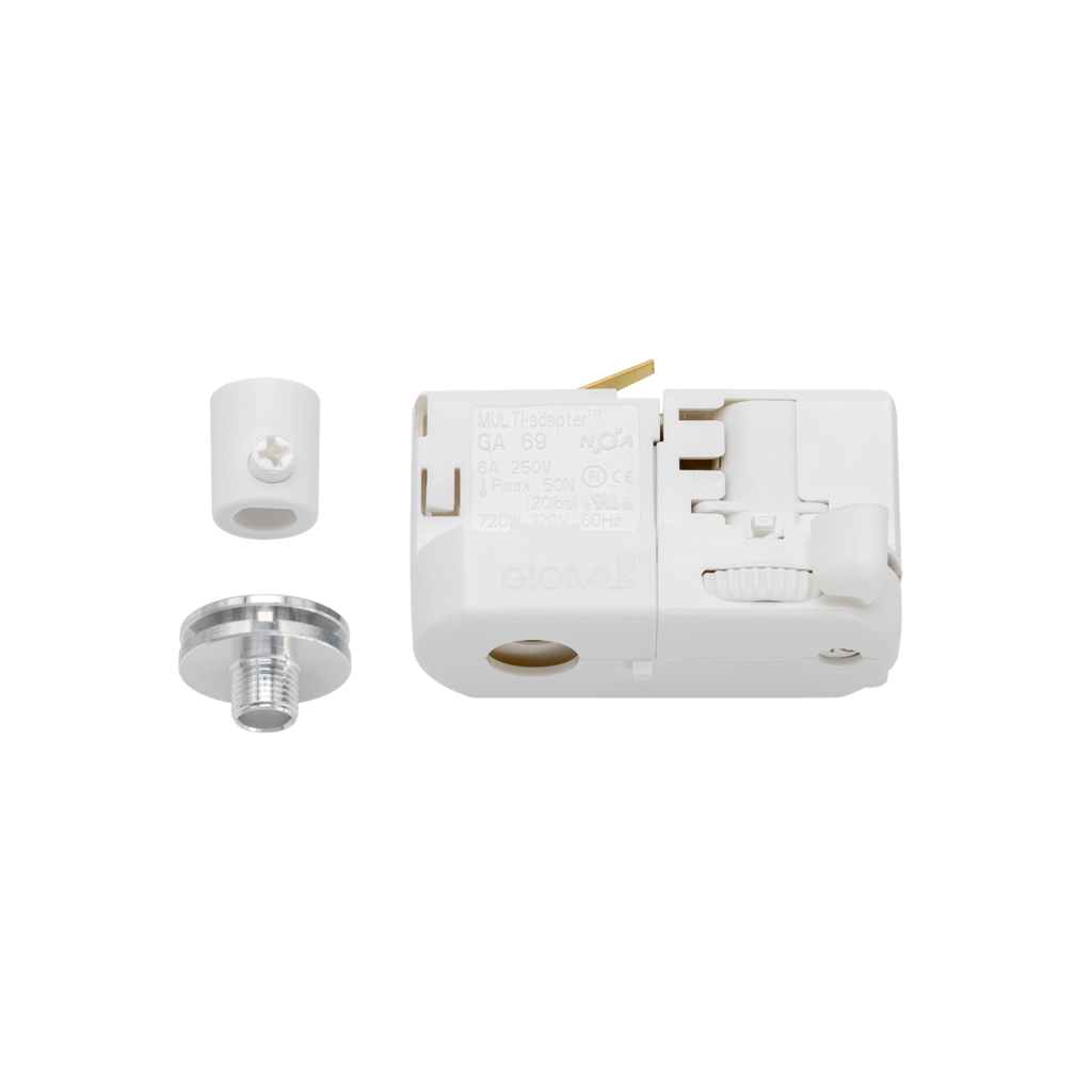 Global Pro Adapter Set GA69-3 External Strain Relief Ø7mm WH | Norlux